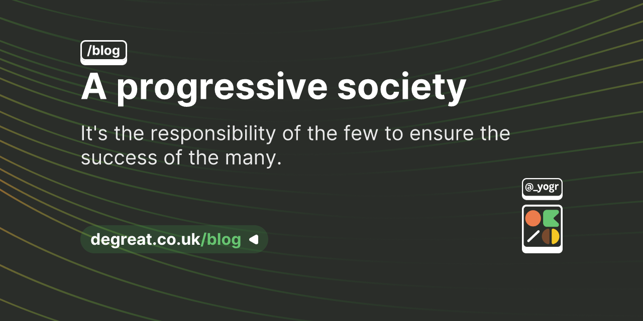 A progressive society | GR