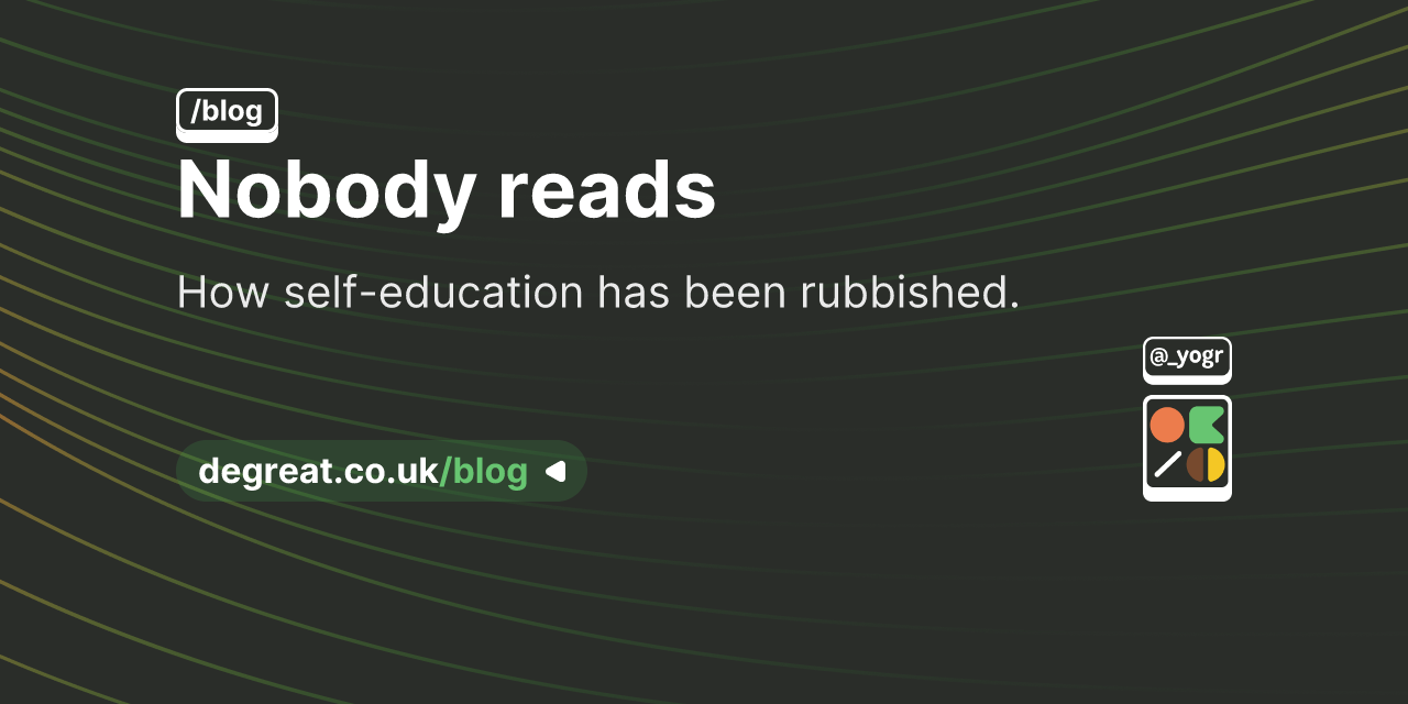 Nobody Reads Gr