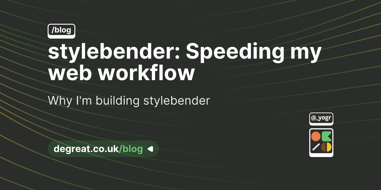 stylebender: Speeding my web workflow | GR